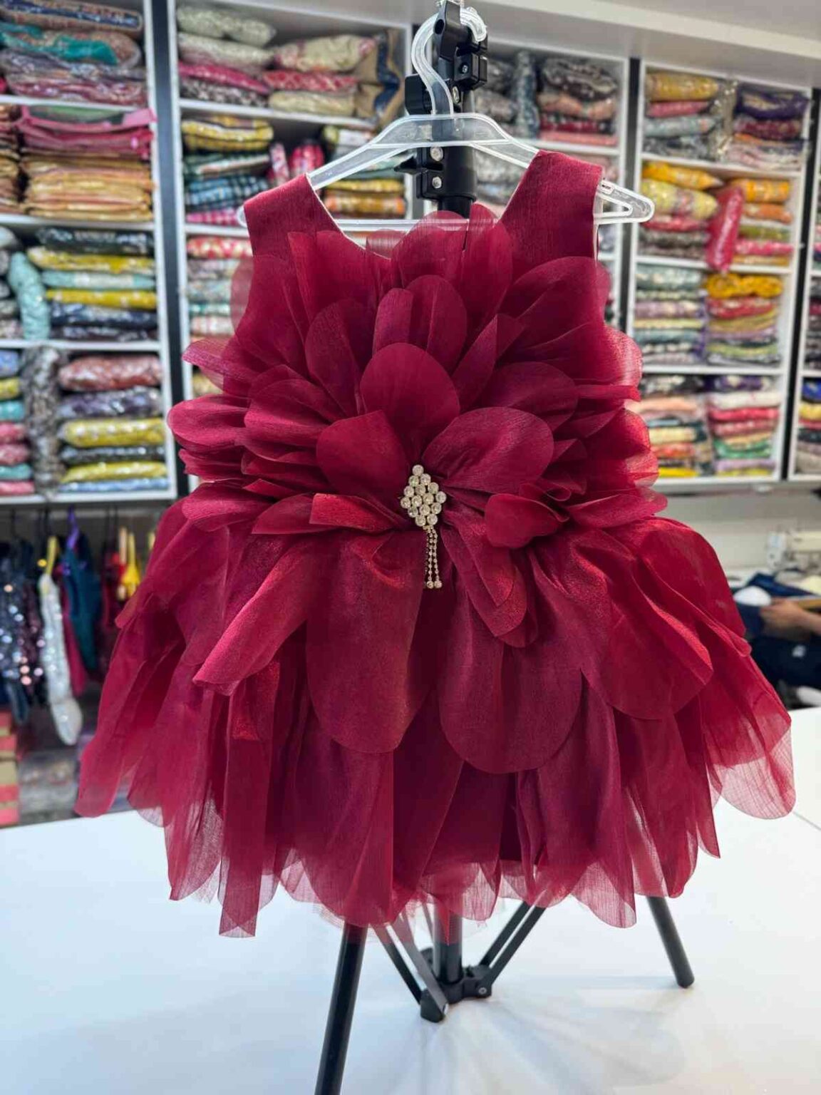 Maroon Color Party Dress – Unique Ethnic Wear